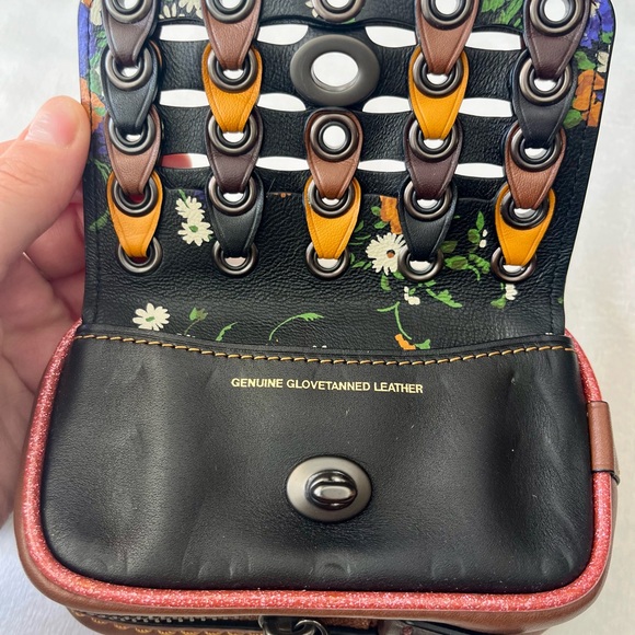 Coach | Bags | Coach Dylan 8 With Colourblock Link In Blackgoldenrod ...